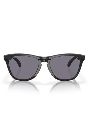 Oakley Frogskins 55mm Round Sunglasses - Black Grey