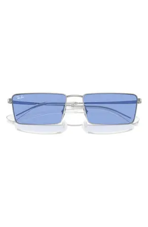 Ray-ban Remy 56mm Rectangle Sunglasses
