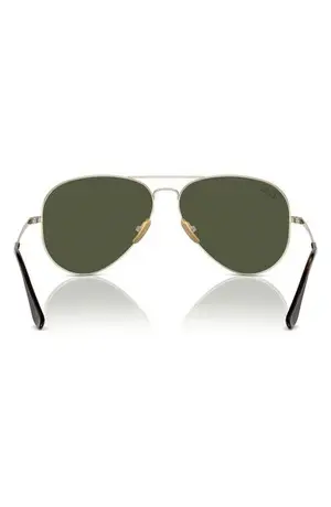 Ray-ban 58mm Aviator Sunglasses - Gold Flash