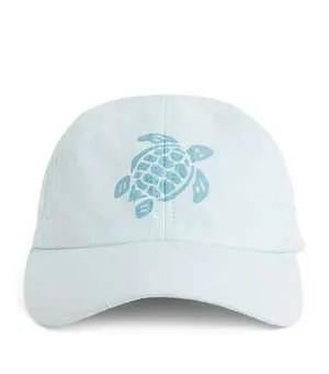 Vilebrequin Embroidered Turtle Baseball Cap - Blue