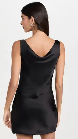 Norma Kamali Maria Mini Dress - Black
