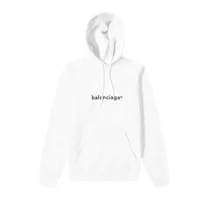 Balenciaga Copyright Medium Fit Hoodie - White