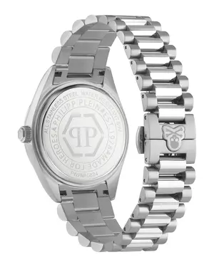 Philipp Plein Date Superlative 42mm Watch - Black/silver