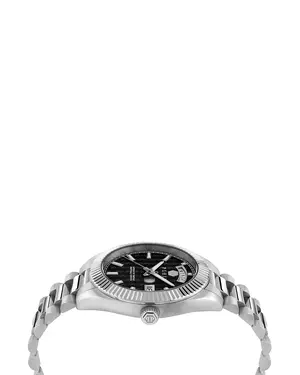 Philipp Plein Date Superlative 42mm Watch - Black/silver