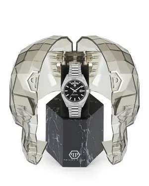 Philipp Plein Date Superlative 42mm Watch - Black/silver