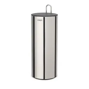 JOSEPH JOSEPH Easystore Luxe Concealed Toilet Roll Holder - Silver