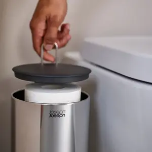 JOSEPH JOSEPH Easystore Luxe Concealed Toilet Roll Holder