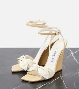 JIMMY CHOO Richelle 110 Leather Sandals
