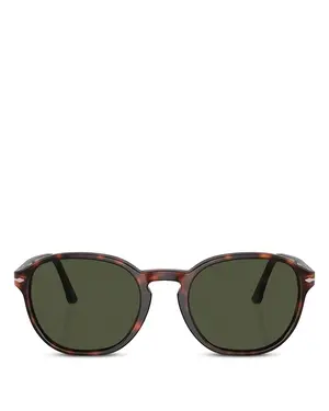 Persol Pillow Sunglasses - Havana/green Solid