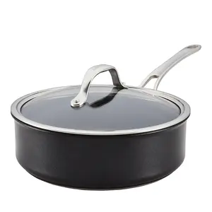 ANOLON X 3.5 Qt Saute Pan & Lid - Black