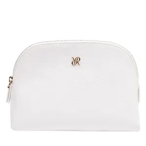 RAPPORT LONDON Tuxedo Collection Makeup Bag - White