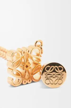 Loewe Anagram Charm Necklace - Gold