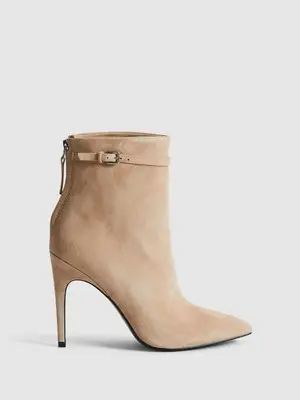 Reiss Zip Up Booties