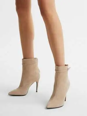 REISS Ashton Suede Ankle Boots