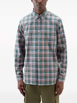 Woolrich Check-print Cotton Shirt - Green