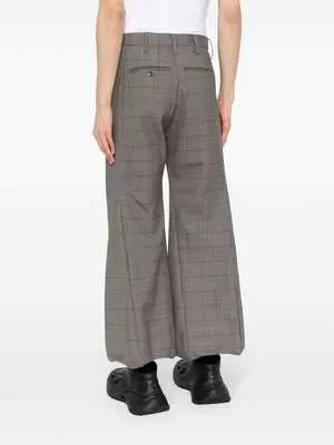 DOUBLET Robot Wide-leg Wool Trousers