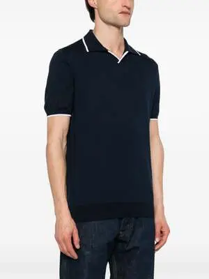 Kiton Knitted Cotton Polo Shirt