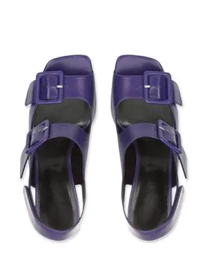 SERGIO ROSSI 90mm Leather Sandals