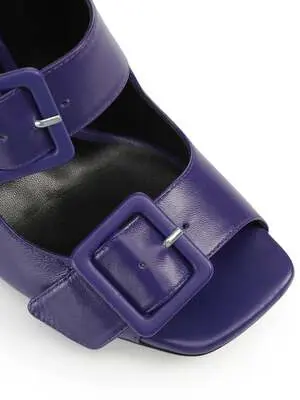 SERGIO ROSSI 90mm Leather Sandals