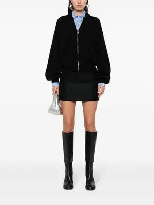 MODES Fine-knit Zip-up Cardigan