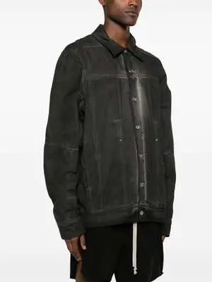 Rick Owens Lido Worker Denim Jacket - Black