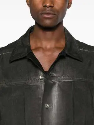 Rick Owens Lido Worker Denim Jacket - Black