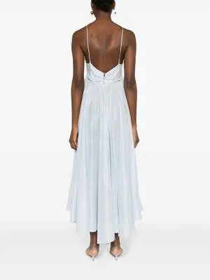 FORTE_FORTE Empire-line Maxi Dress - Blue