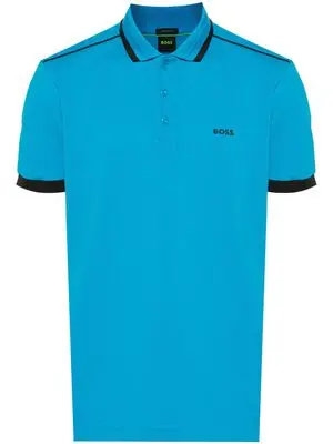 BOSS Logo-print Piqué Polo Shirt