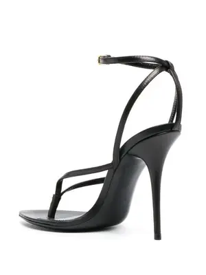 Saint Laurent 105mm Gippy Leather Sandals