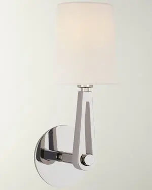 VISUAL COMFORT & CO. Alpha Single Sconce - Silver