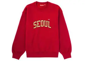 Supreme Seoul Shop Small Box Crewneck Sweatshirt