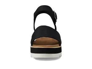 Toms Diana Platform Wedge Sandals - Black