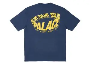 PALACE Wrapper Logo T-shirt - Navy Blue