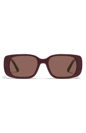Quay QUAY Gradient Square Sunglasses Pinot/brown
