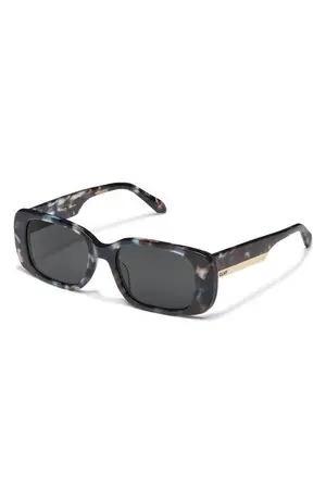 Quay Gradient Square Sunglasses - Storm Tort/smoke
