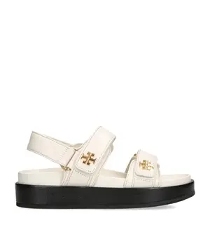 Tory Burch Leather Kira Sandals - White