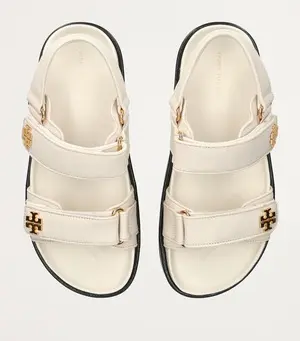 Tory Burch Leather Kira Sandals - White