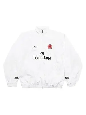 Balenciaga Men's Tokyo Soccer Tracksuit Jacket - White  - White