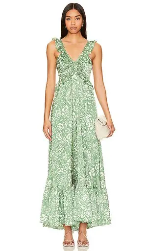 Heartloom Galeta Maxi Dress - Verde