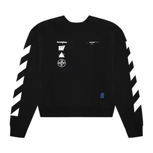 Off-White Diag Mariana De Silva Over Crewneck - Black
