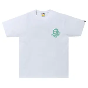 A BATHING APE Circle Tee /green - White