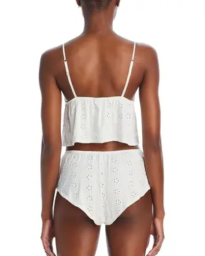 Honeydew Intimates Charli Lace Eyelet Shorts - White