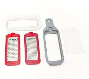COOKING LIGHT Interchangeable Box Grater Set W/ Handle