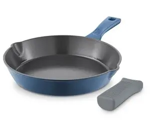 ZAKARIAN BY DASH 10' Cast Iron Skillet W/ Silicone Handle - One-color