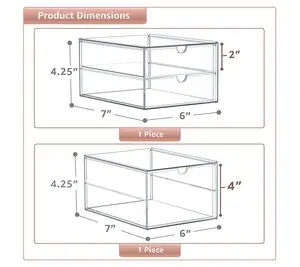 SORBUS Storage Organizers With 3 Drawers