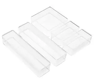 SORBUS Clear Office Drawer Organizer 5-piece Se T - One-color