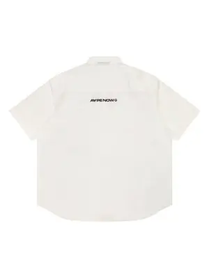 AAPE BY *A BATHING APE Logo-appliqué Cotton Shirt