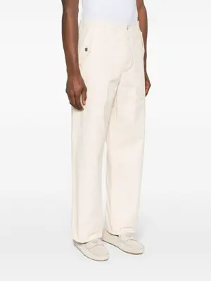 Maison Kitsuné Mid-rise Straight-leg Jeans - Neutrals