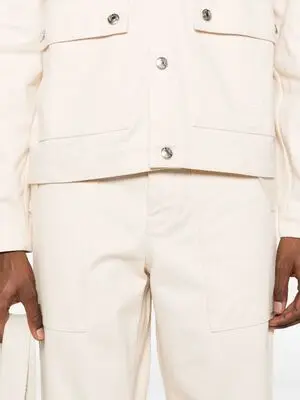 Maison Kitsuné Mid-rise Straight-leg Jeans - Neutrals