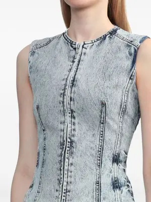 JUUN.J Acid-wash Denim Vest
